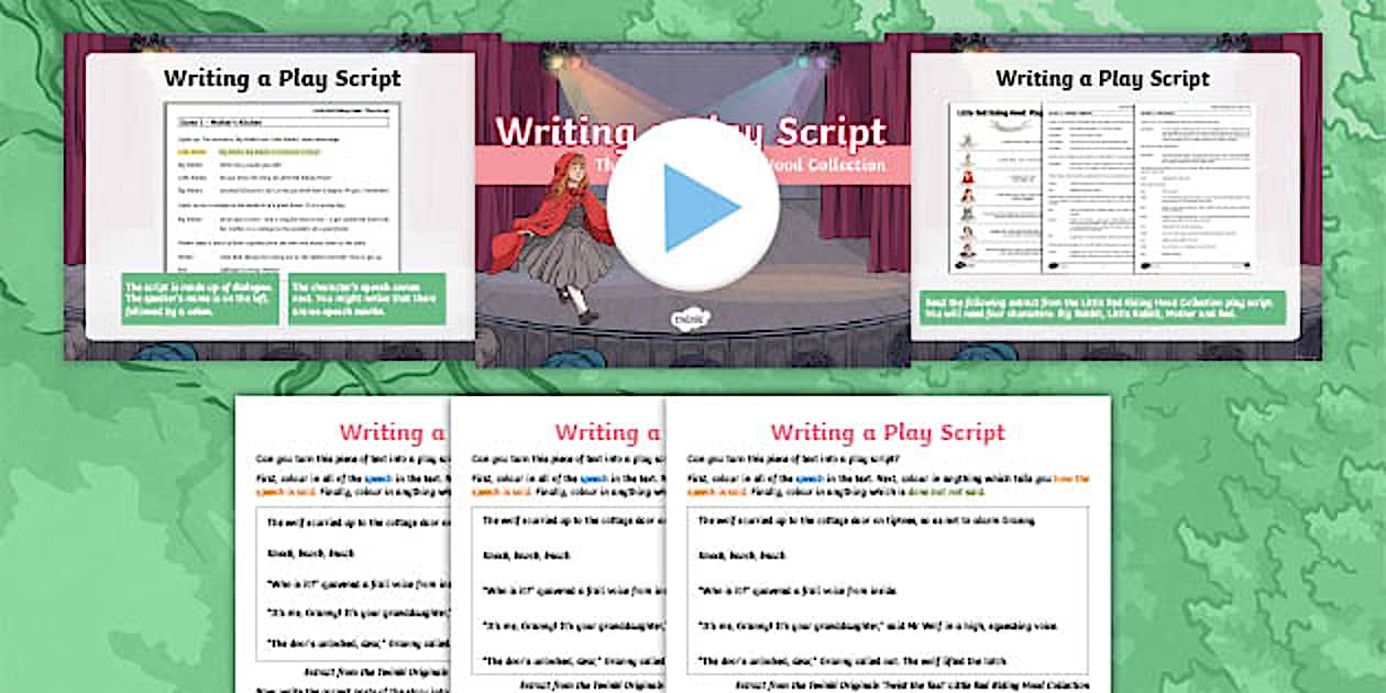 Writing a Play Script KS2 Lesson Pack | Twinkl Originals