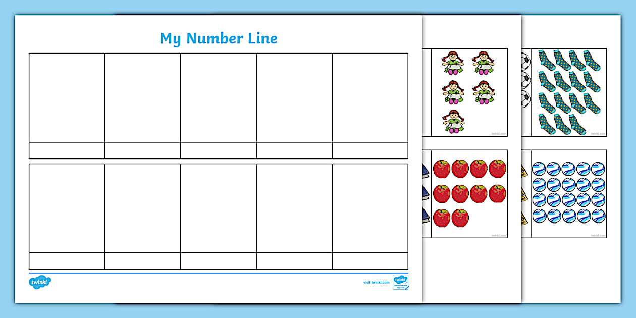 Create a Number Line - Twinkl Early Years - Twinkl