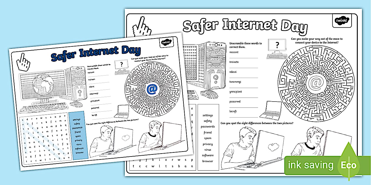 Safer Internet Day Activity Mat 3-6