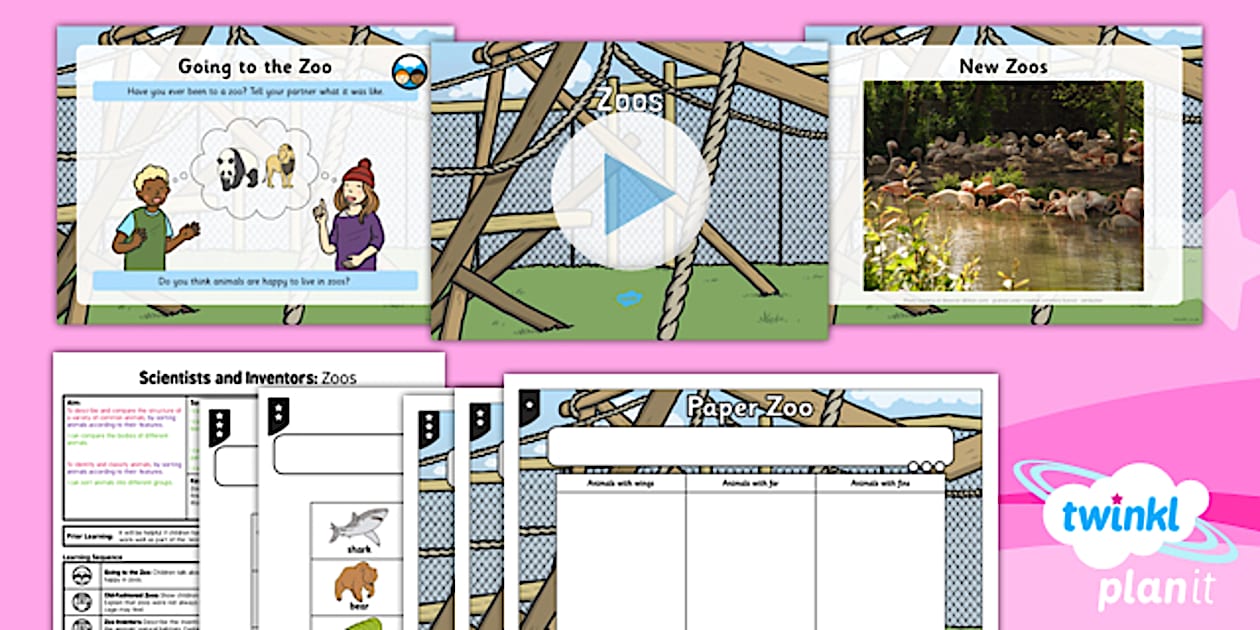 Science: Scientists and Inventors: Zoos Year 1 Lesson Pack 3