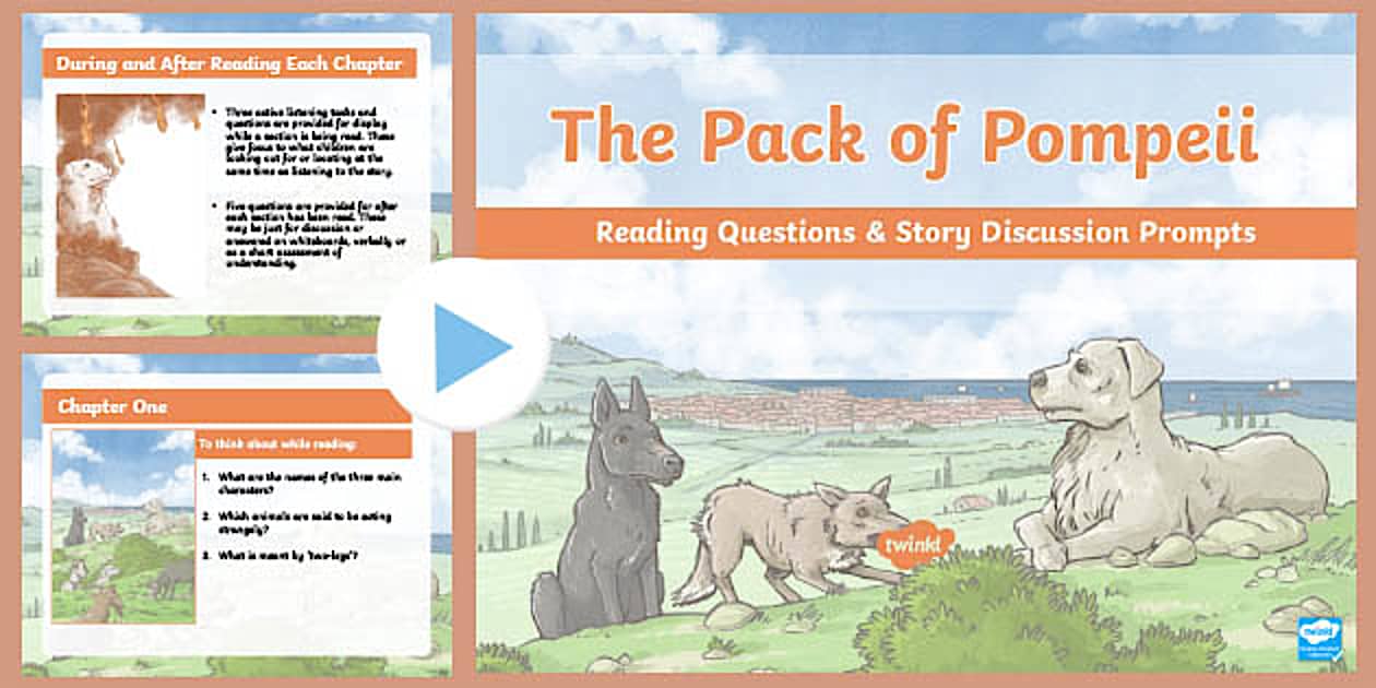 The Pack of Pompeii Guided Reading Questions - Twinkl