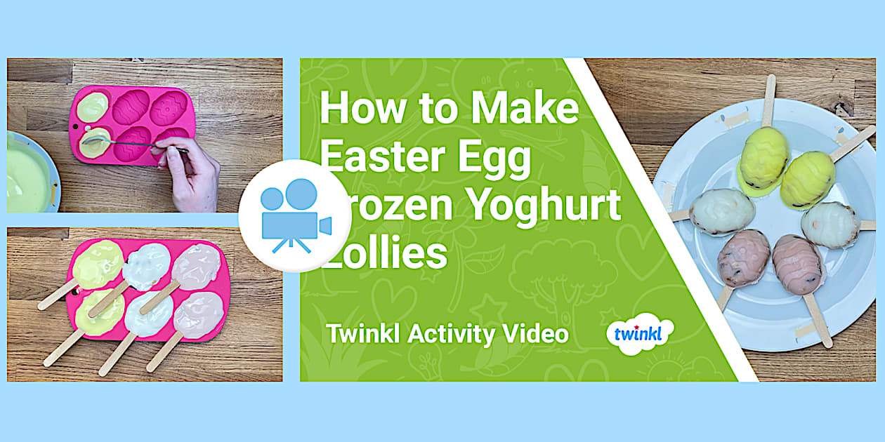 Easter Egg Frozen Yoghurt Lollies| Spring Holiday Club Video