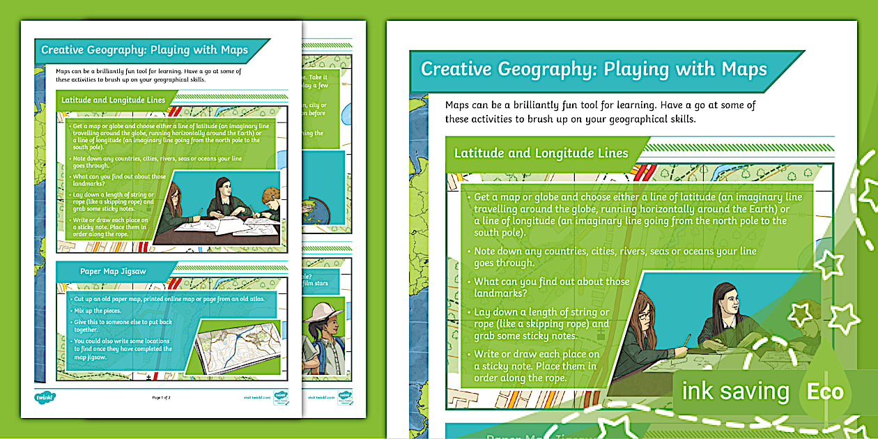 Creative Geography: Playing with Maps (teacher made)