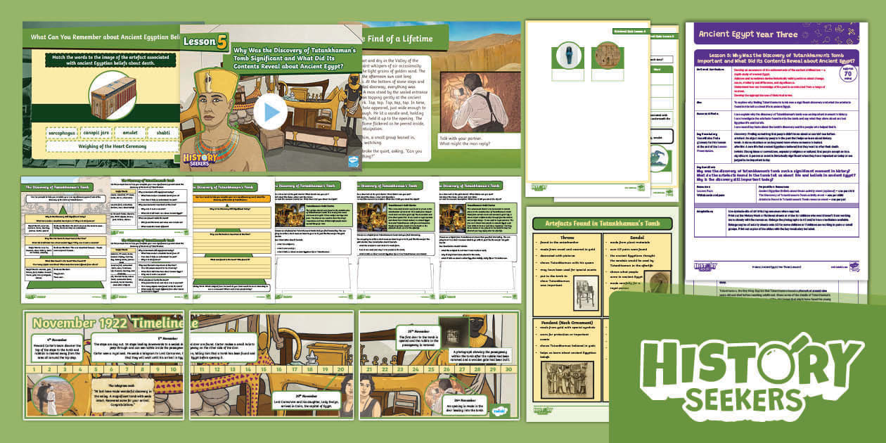 History Seekers: LKS2: Ancient Egypt Lesson 5 - Twinkl