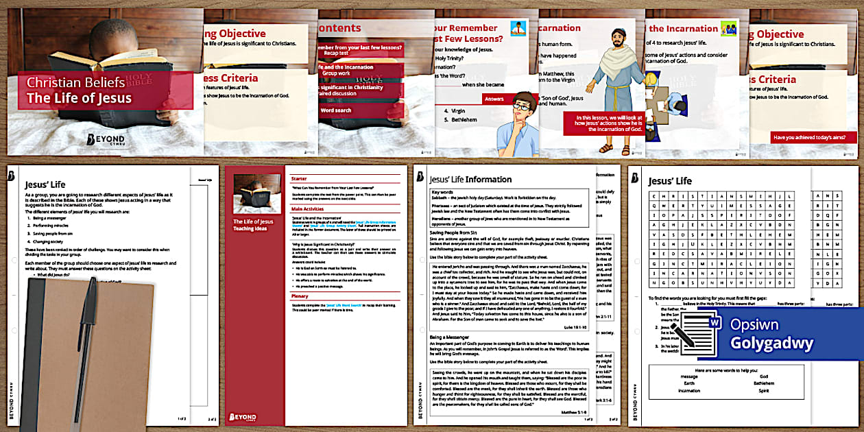 Jesus' Life Lesson Pack (teacher made) - Twinkl