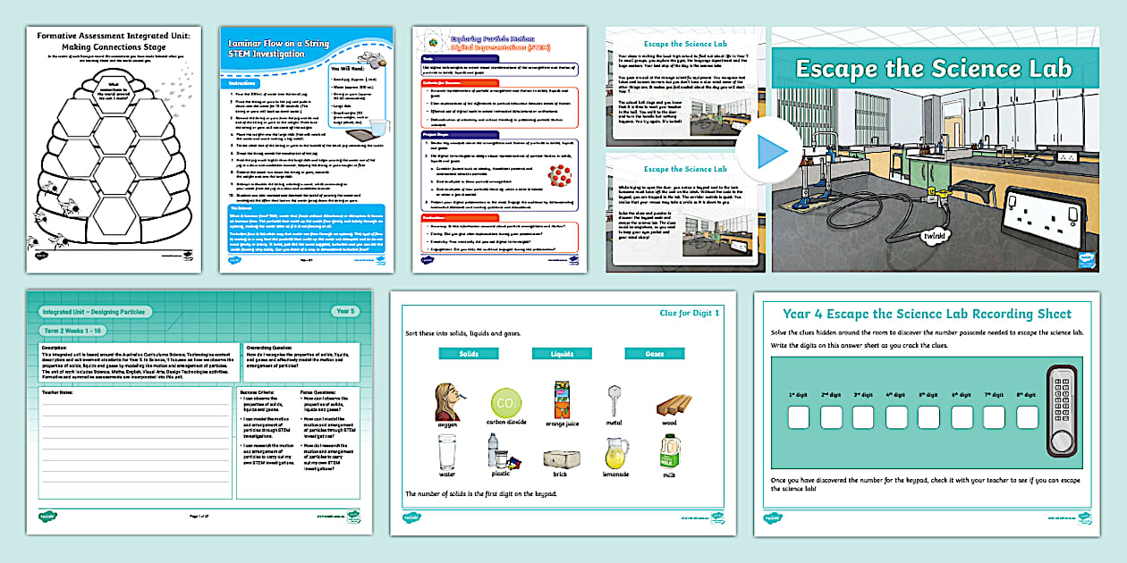 STEM IU Yr 5 Designing Particles Wk 7-8 (Teacher-Made)