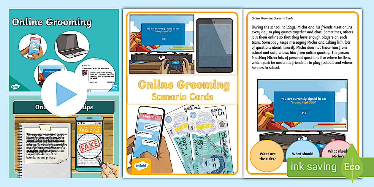 Online Grooming Discussion Pack | Online Safety | KS2