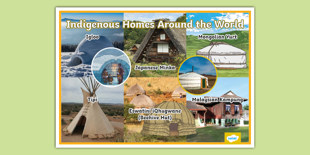Gr 4: NS/Tech: Indigenous Homes Around the World: Poster