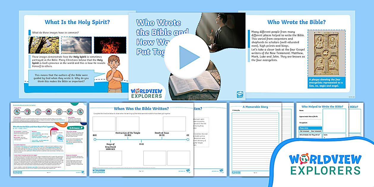 RE: The Bible: UKS2 Lesson Pack 2