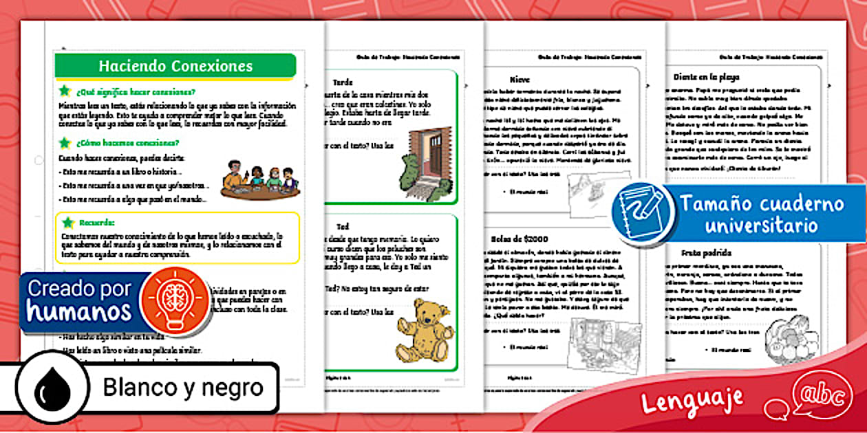 Guía | Trabajo | Haciendo | Conexiones | Tarjetas - Twinkl