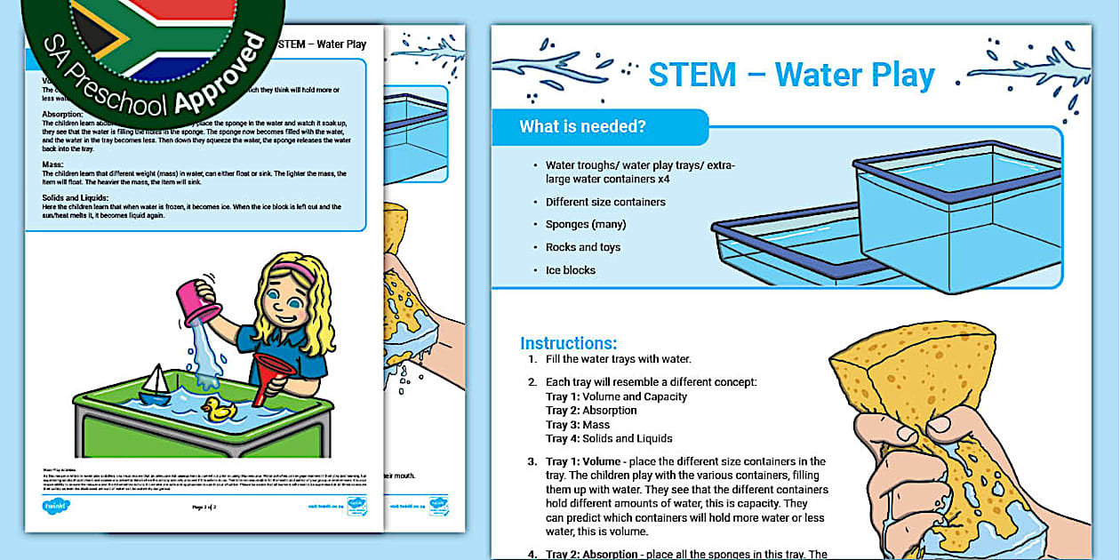 Preschool: STEM – Water Play (teacher made) - Twinkl