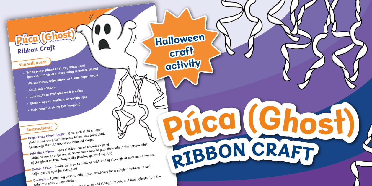 Púca (Ghost) Ribbon Craft