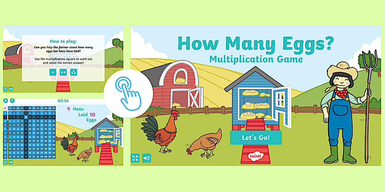 Multiplication: Times Table Square Interactive Game - Twinkl