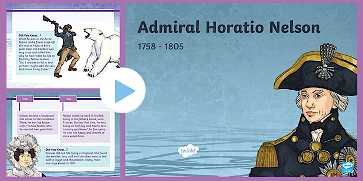 Admiral Nelson PowerPoint (teacher made) - Twinkl