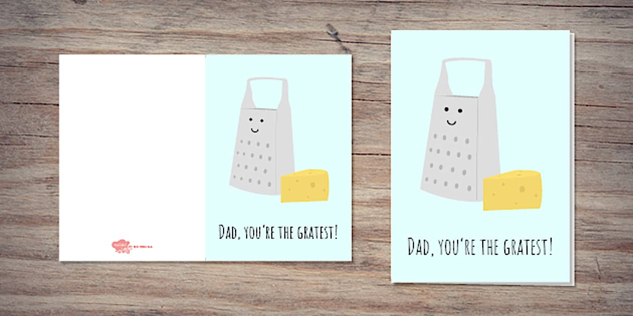 Greatest Dad Pun Card | Twinkl Party (teacher made) - Twinkl