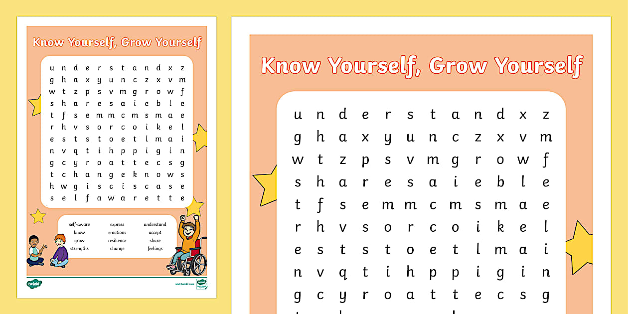 Children's Mental Health Week KS1 Word Search (teacher made)