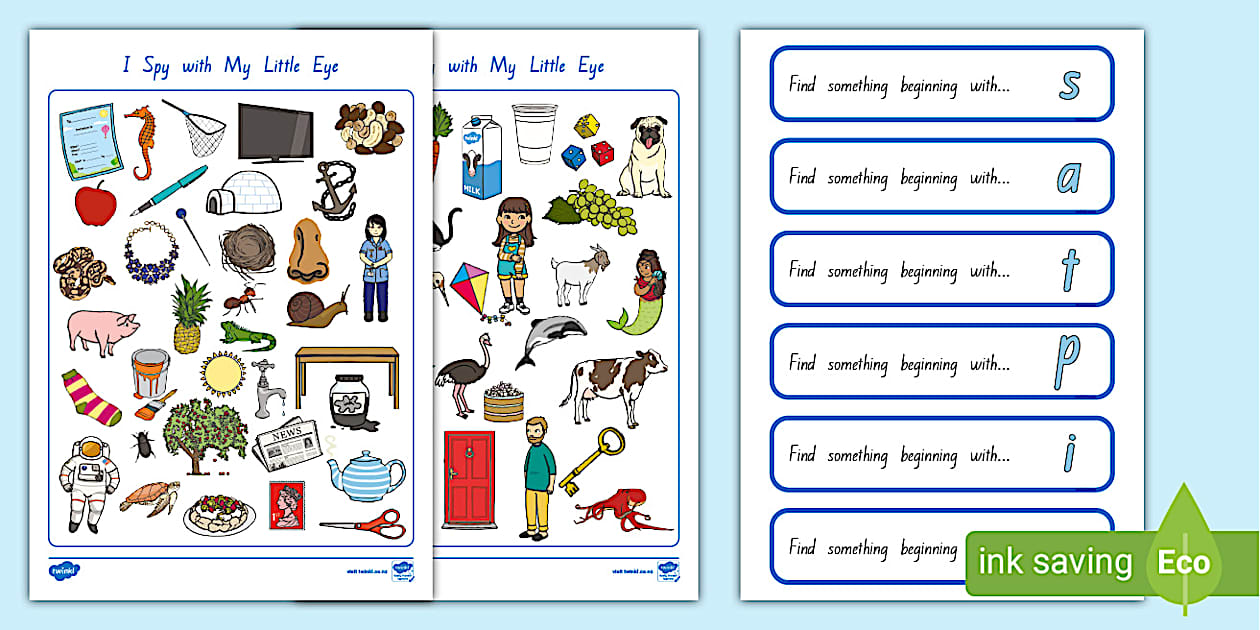 Initial Sounds I Spy Activity Pack (teacher made) - Twinkl