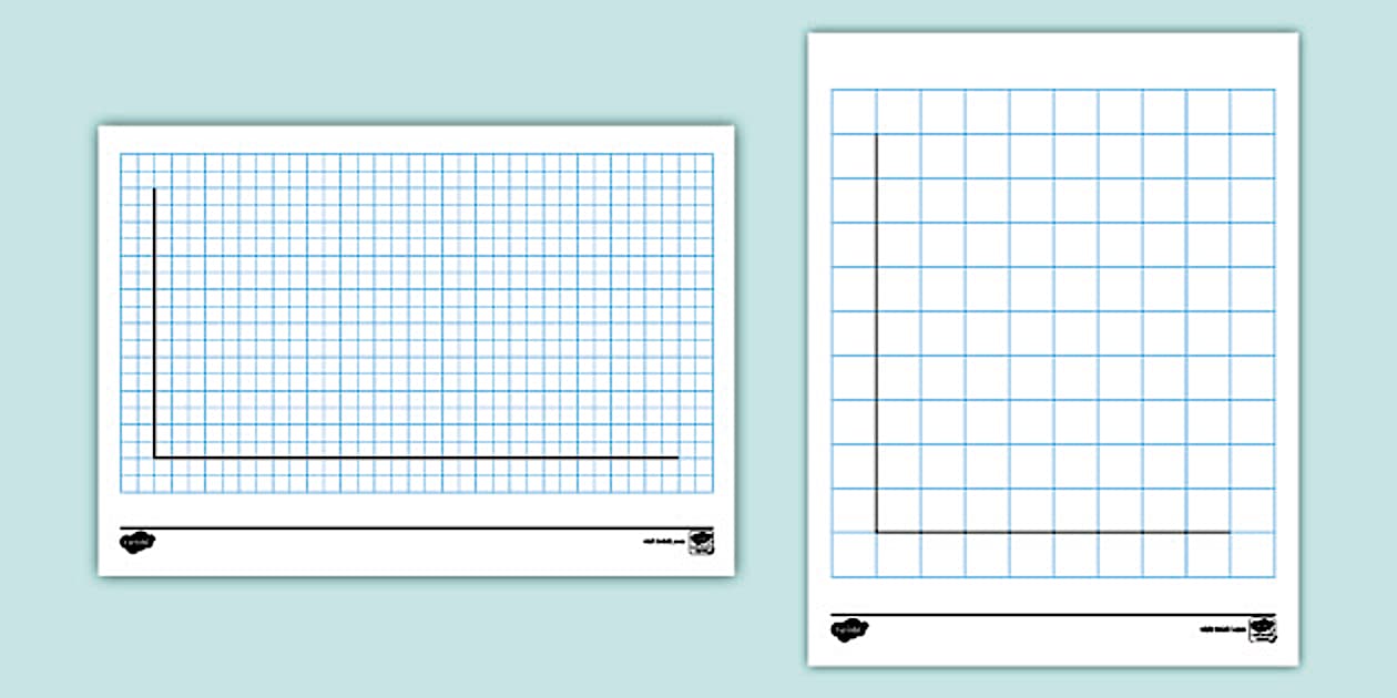 Blank Line Graph Template For Kids | Make Your Own Chart