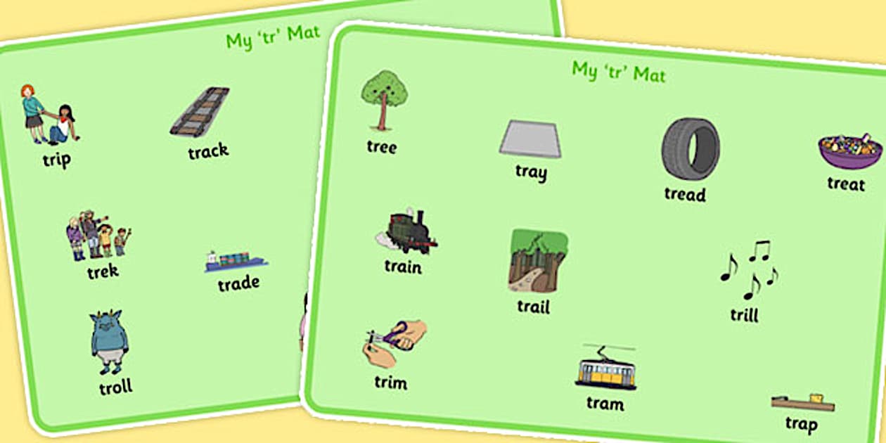 TR Word Mats (teacher made) - Twinkl