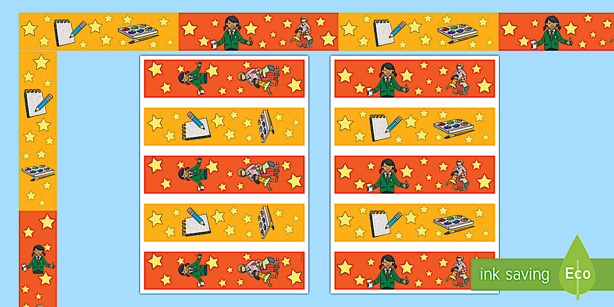 👉 Our Work Is Incredible Display Borders (teacher made)