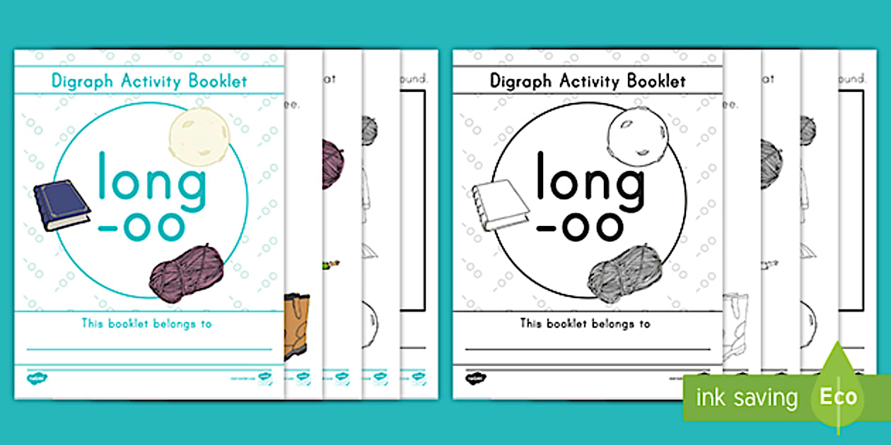 Long -oo Digraph Activity Booklet (professor feito) - Twinkl