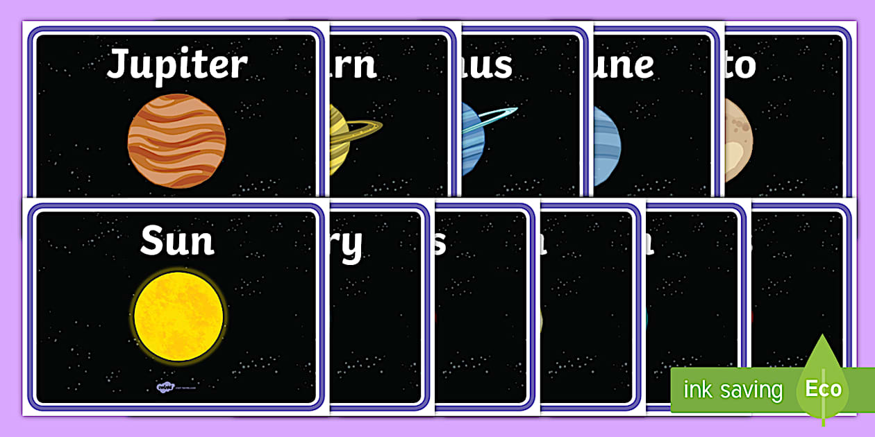 👉 Our Solar System (Planets) Group Signs (Teacher-Made)