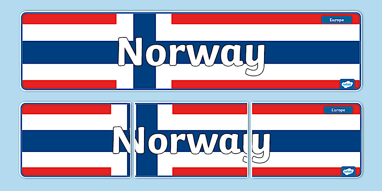 KS1 Norway Display Banner (teacher made) - Twinkl