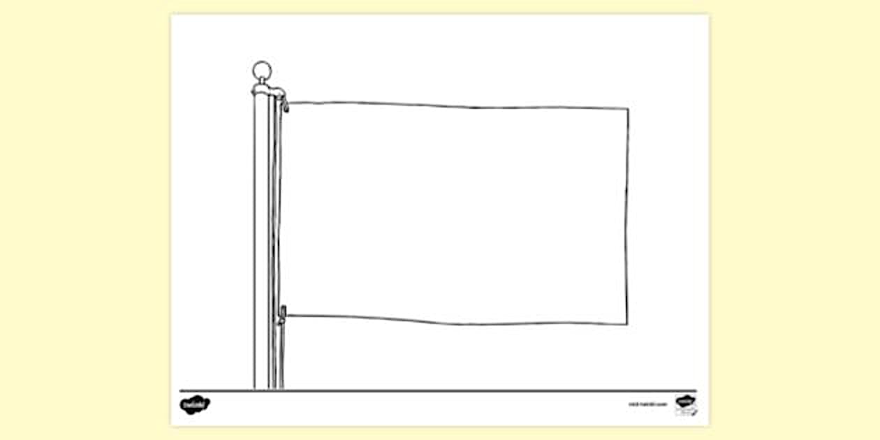 Flag Day Printable Colouring Page | Colouring Sheets