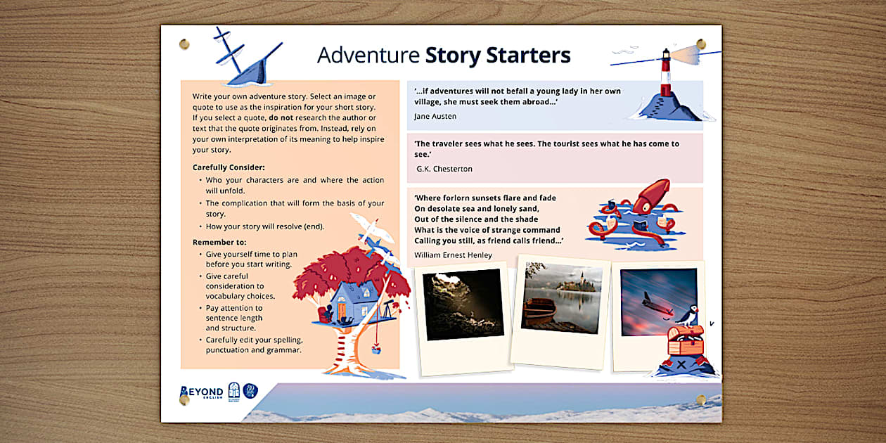 Adventure Story Starters for CBCA Children's Book Week