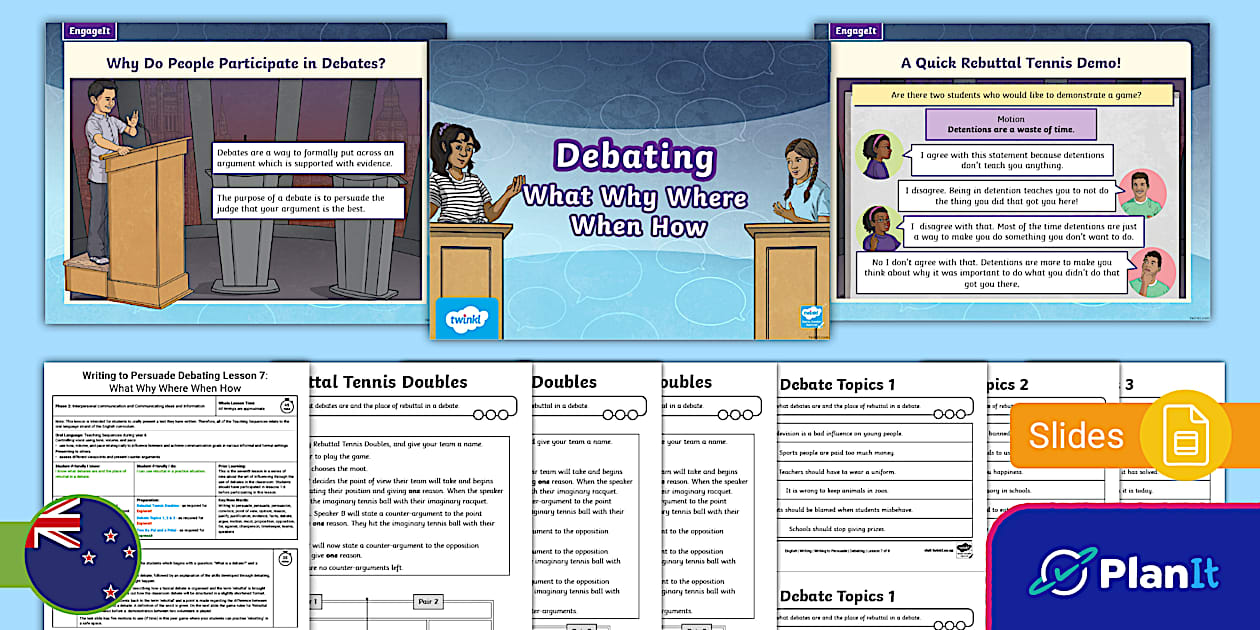 Phase 2 Debating Lesson 7: Debating: What Why Where When How