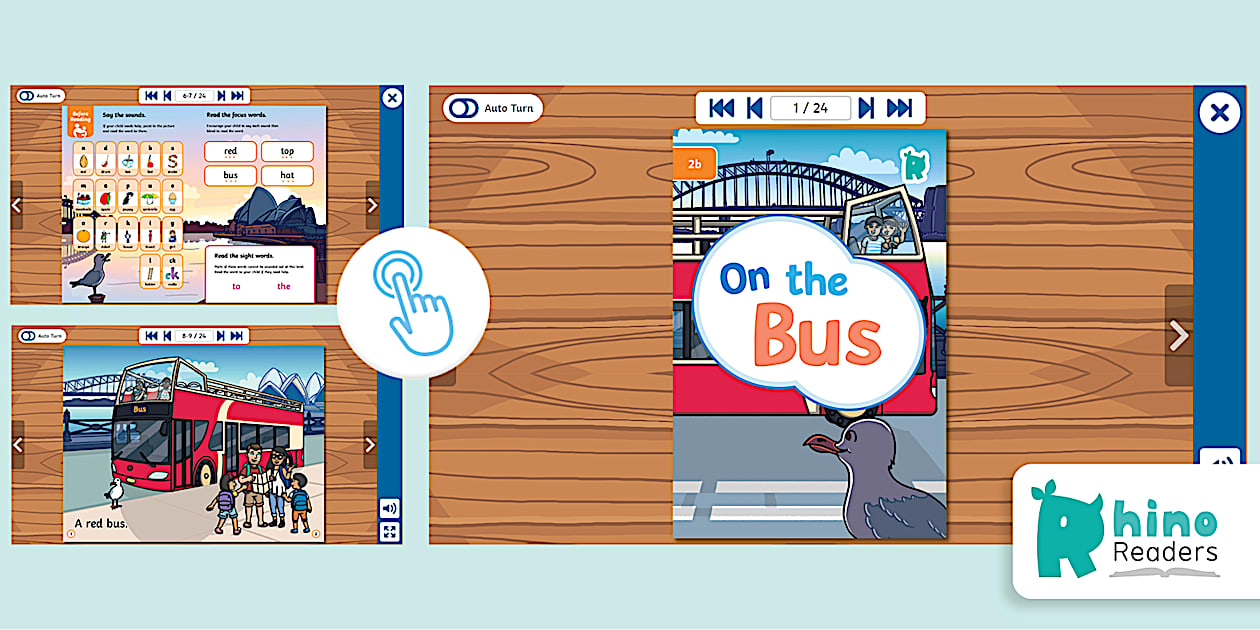 Level 2b Decodable Readers: On the Bus (teacher made)