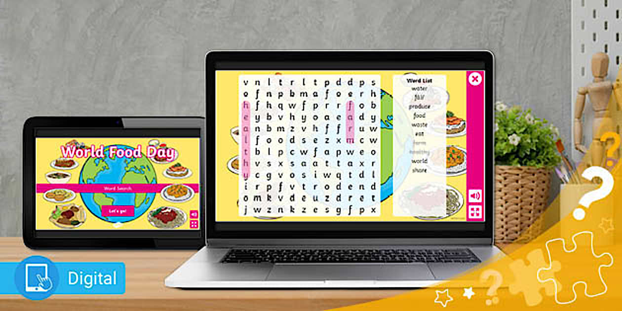 Interactive World Food Day Word Search | Twinkl Go! - Twinkl