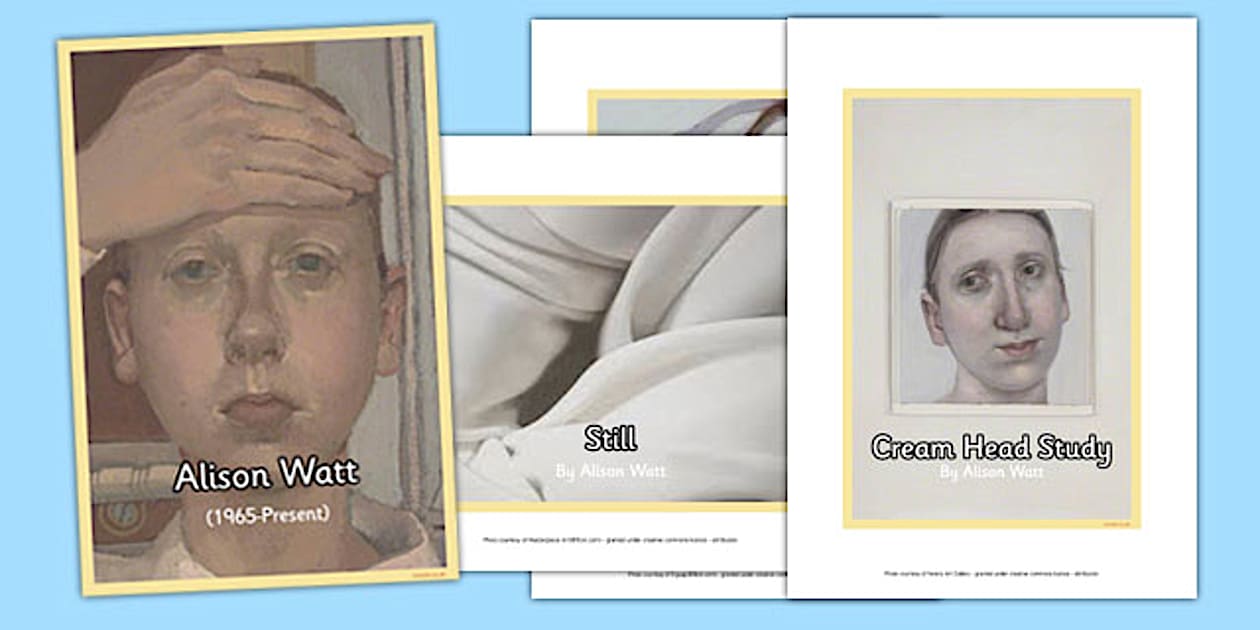 Scottish Artist Alison Watt Photo Pack - Twinkl