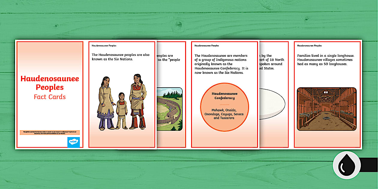 FREE! - Haudenosaunee Fact Cards (teacher made) - Twinkl