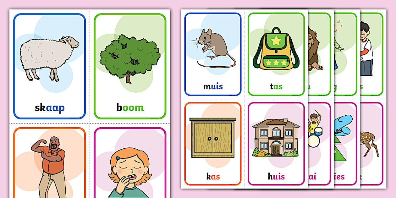 Afrikaanse Rymwoorde Paskaarte (teacher made) - Twinkl