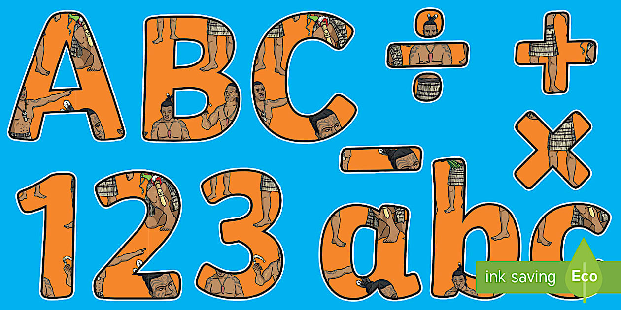 Māui Pūrākau Display Lettering (teacher made) - Twinkl