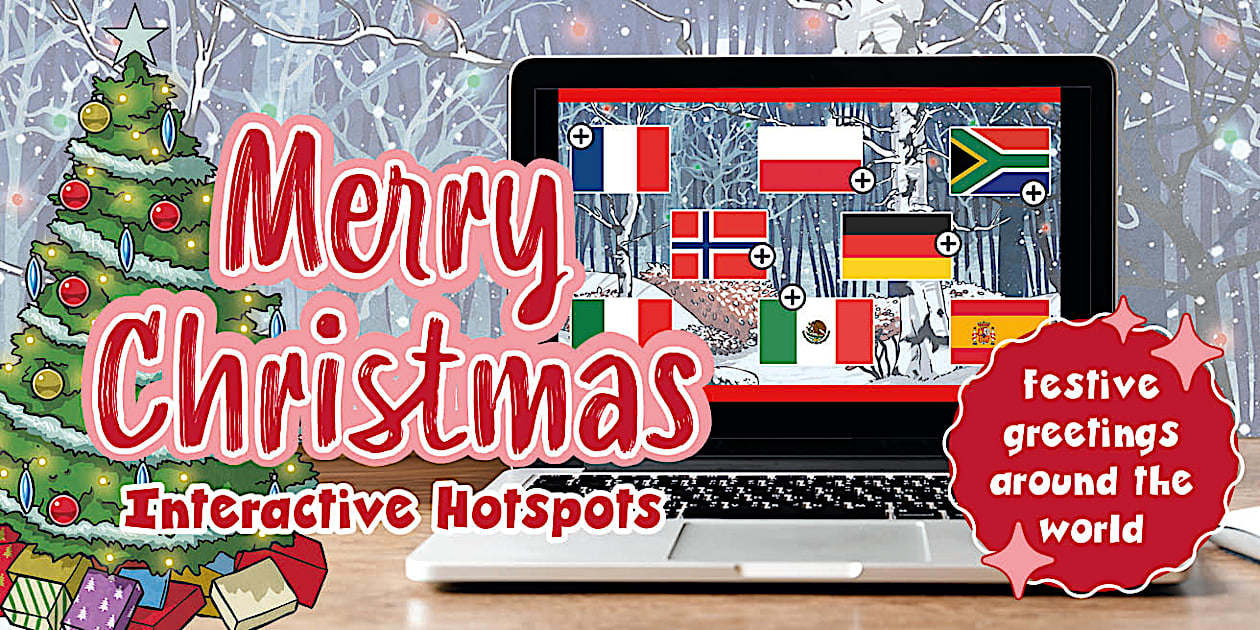 Merry Christmas Interactive Hotspots