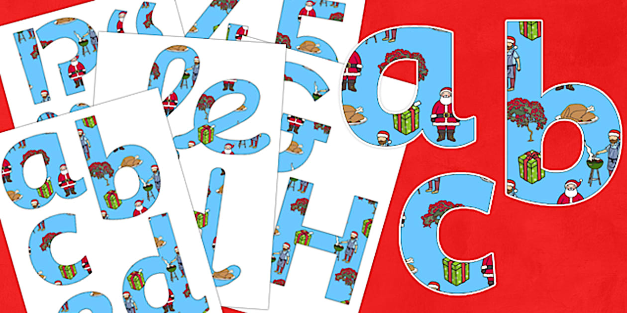 Editable Christmas Display Lettering Pack NZ - Twinkl
