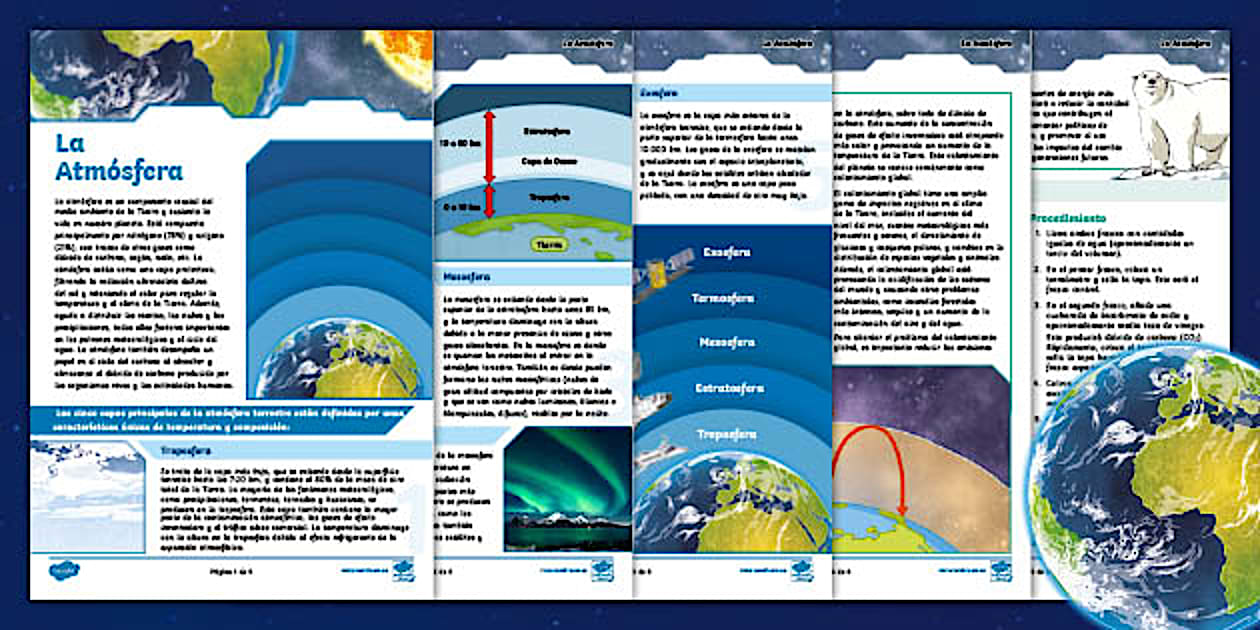La Atmósfera - Guía Experimental - Twinkl Colombia