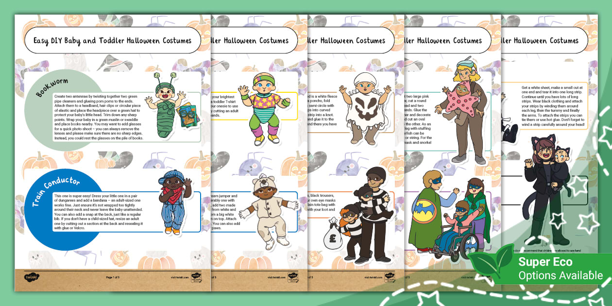 Easy DIY Halloween Costumes for Babies and Toddlers