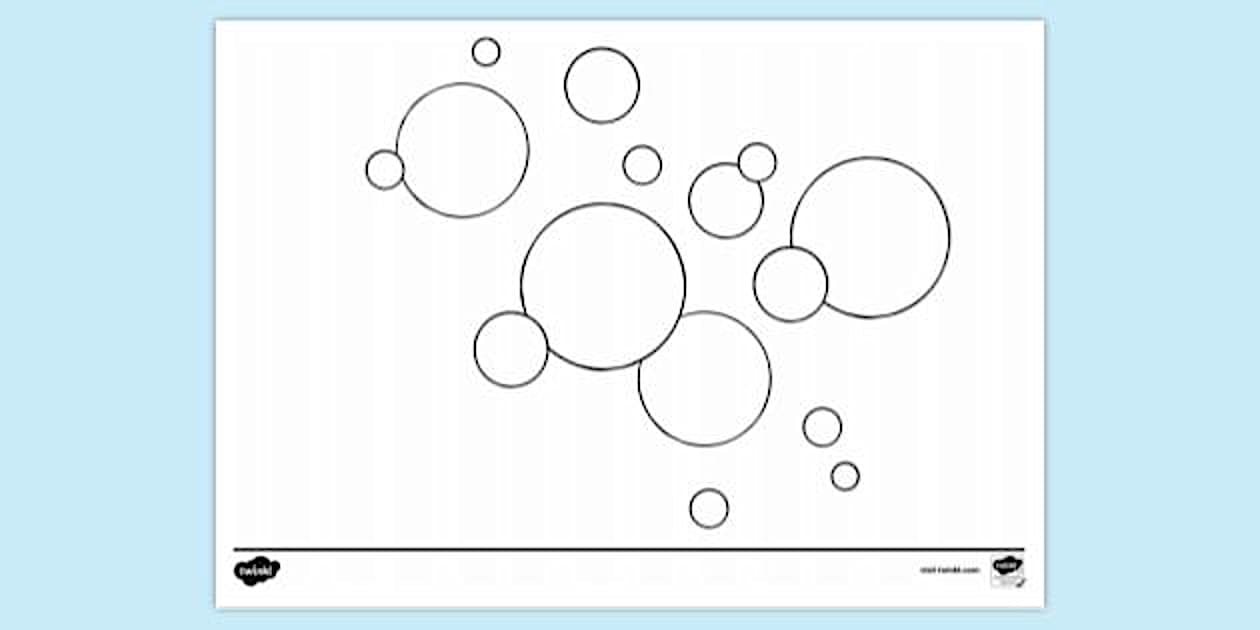 Bubbles Colouring Sheet | Colouring Sheets