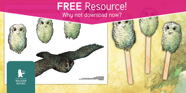 FREE Owl Babies Stick Puppets (teacher made) - Twinkl
