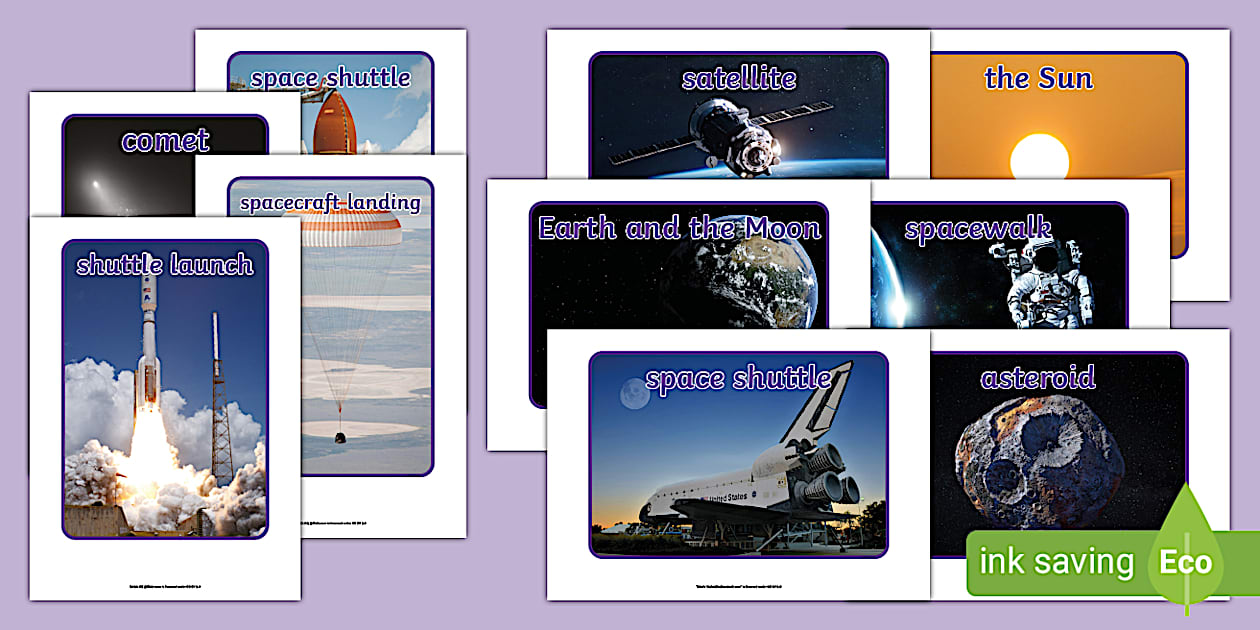 Space Display Photos (teacher made) - Twinkl