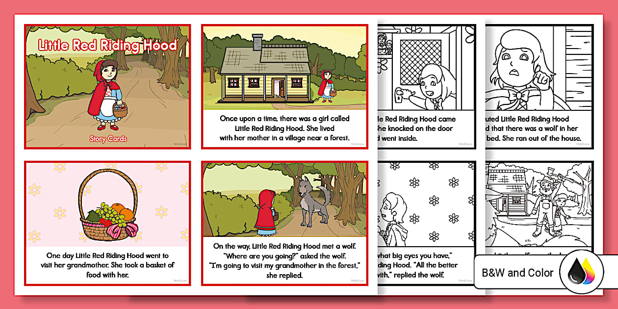 Little Red Riding Hood Story Cards