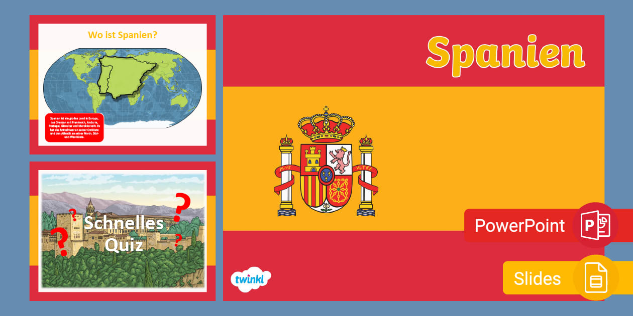 Spanien - PowerPoint-Präsentation (teacher made) - Twinkl