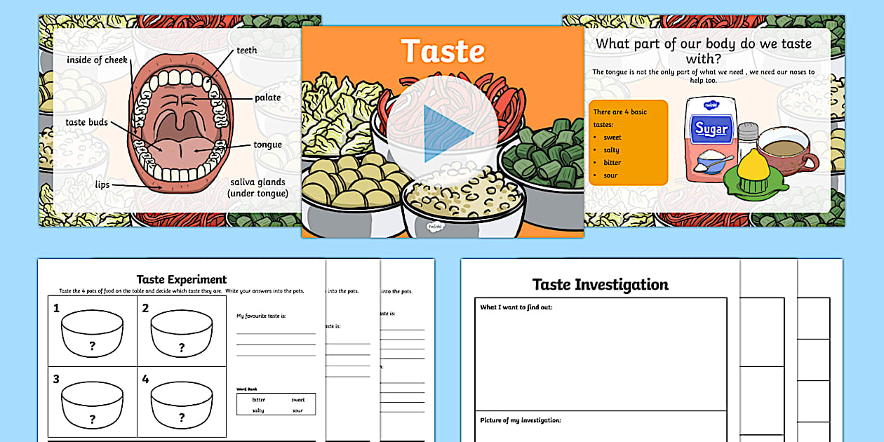 KS1 Science Senses Taste PowerPoint (teacher made) - Twinkl