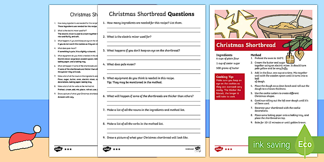 Holiday Reading Comprehension Worksheets PDF | Primary