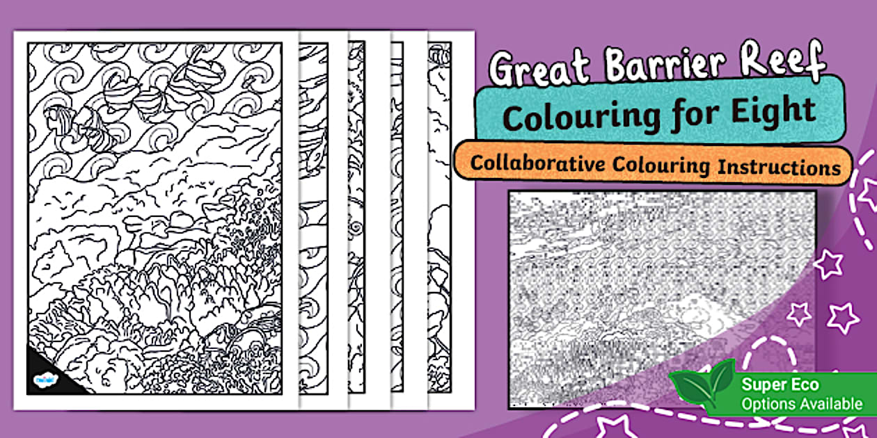 Great Barrier Reef Colouring for Eight | Parents Ages 5-7