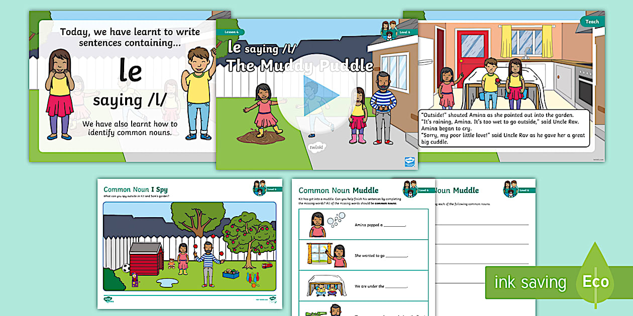 'le' saying /l/ Lesson Pack (teacher made) - Twinkl