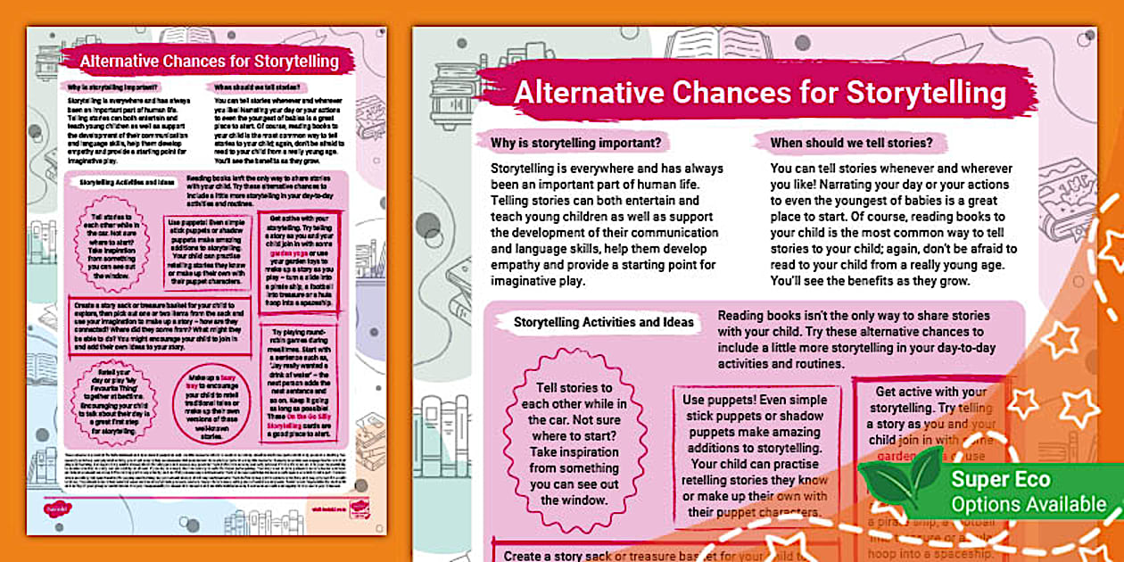 Alternative Chances for Storytelling (teacher made) - Twinkl